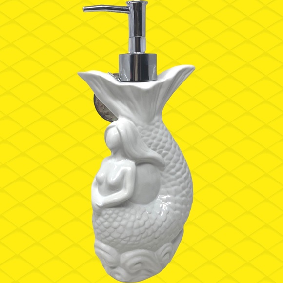 Bath | Mermaid Soap Dispenser Pump Ceramic Sea Ocean New | Poshmark